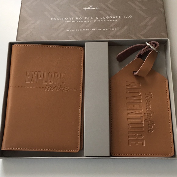 Hallmark | Accessories | Vintage Hallmark Passport Holder And Luggage ...